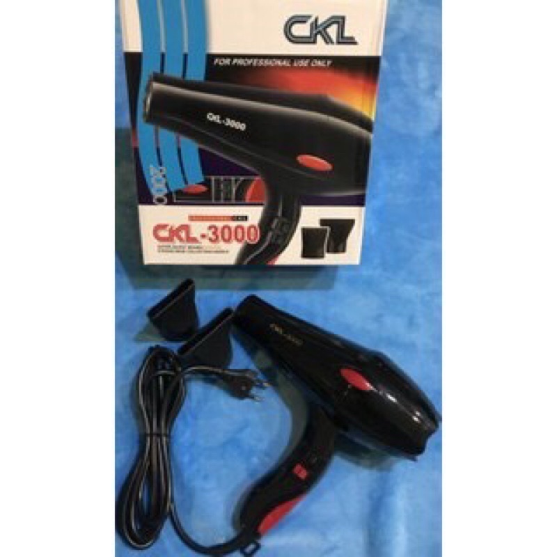 🔥ไดร์เป่าผม🔥 CKL-3000 1700วัตต์ มีลมร้อนลมเย็น ใช้งานง่าย | Shopee Thailand