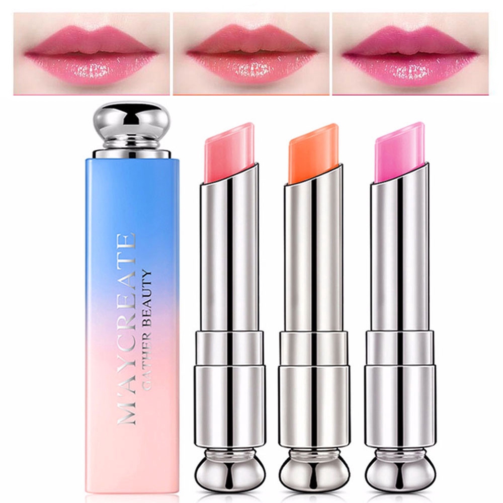 MAYCREATE Beauty Bright Crystal Jelly Lipstick Magic Temperature Change ...