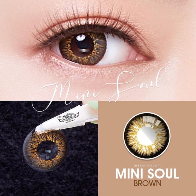 Mini soul brown พร้อมส่งค่าสายตา (dreamcolor1) | Shopee Thailand