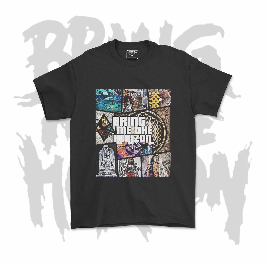คอลูกเรือเสื้อยืดคอกลมBring ME THE HORIZON เสื้อยืด / BMTH Clothing ...