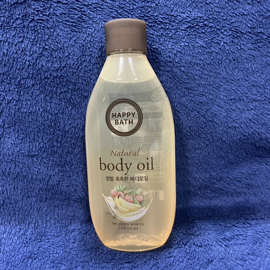 (ใช้แล้ว) HAPPY BATH NATURAL BODY OIL APPLE VANILLA | Shopee Thailand