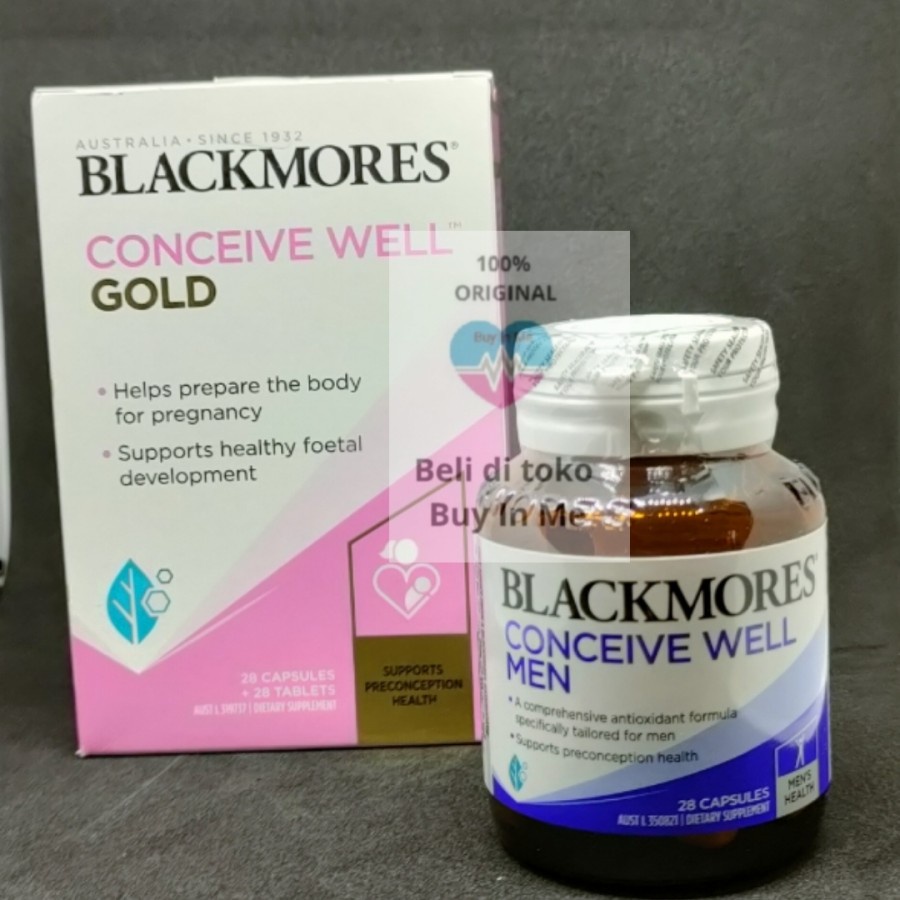 Blackmores Conceive Well Gold + Conceive Well Men | Shopee Thailand
