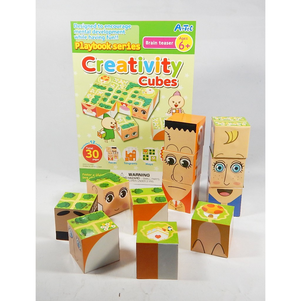 ชุดลูกเต๋าภาพสร้างสรรค์ (Creativity Cubes) | Shopee Thailand