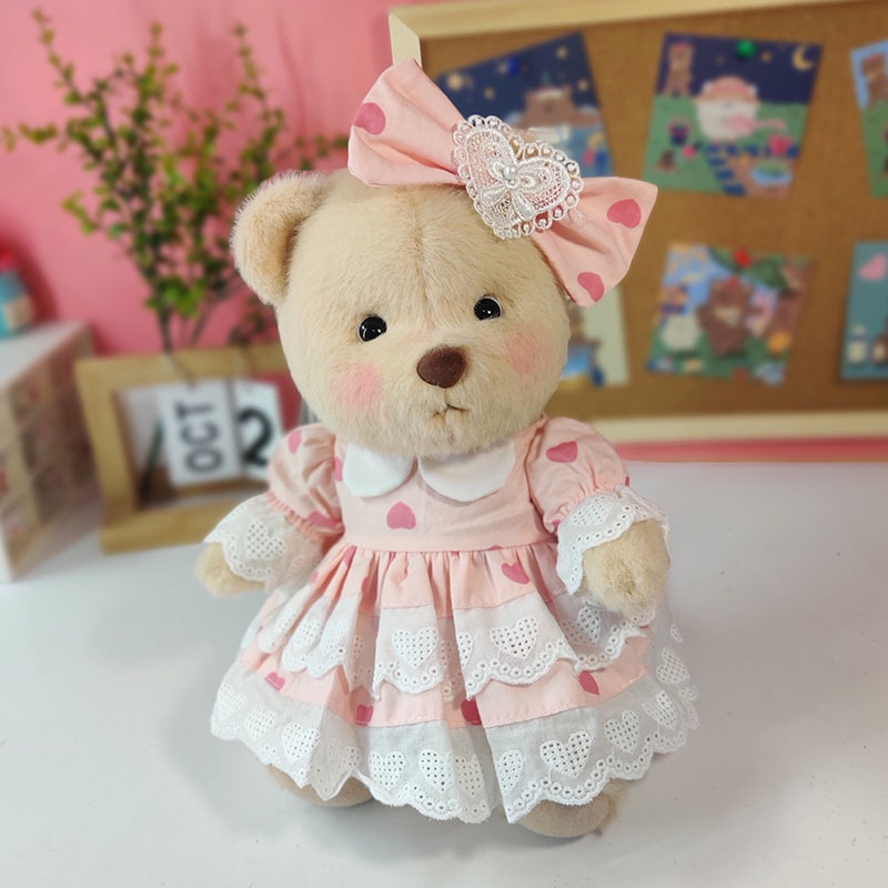 Lina Bear TeddyTales 30cm เสื้อผ้าตุ๊กตาหมีเท็ดดี้น่ารัก เสื้อผ้าหมีลี ...