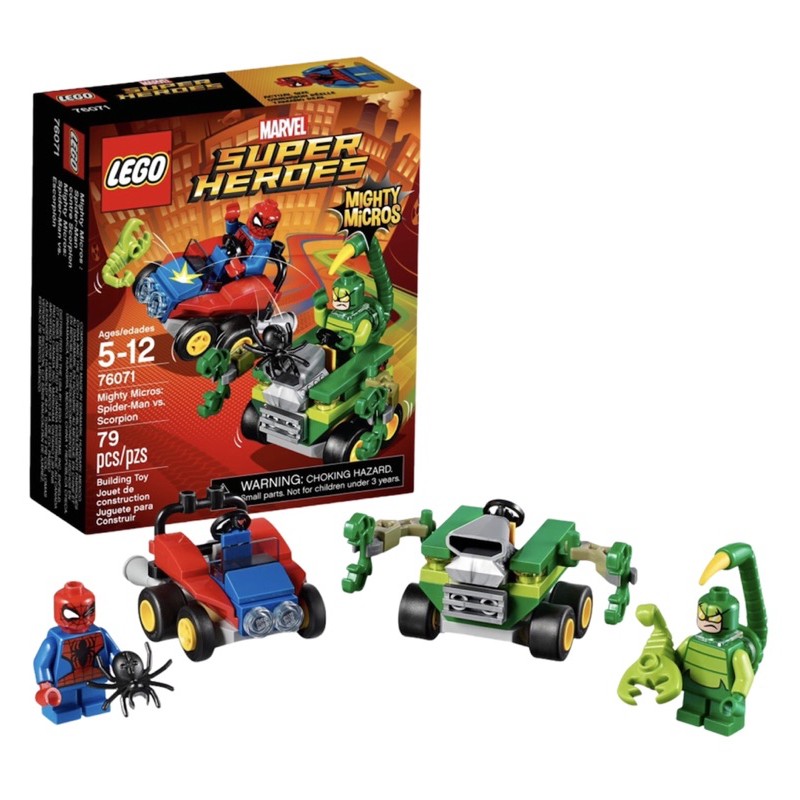 Lego 76071 Mighty Micros Spider-Man vs. Scorpion | Shopee Thailand