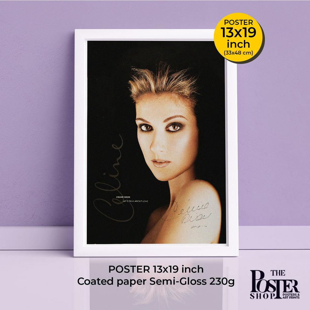 Celine Dion Poster "Queen of Power Ballads" โปสเตอร์ เซลีน ดิออน ภาพ ...