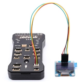 จอสถานะ OSD OLED DISPLAY สำหรับ PIXHAWK PX4 Flight status Flight message ต่อผ่านช่อง I2C ...
