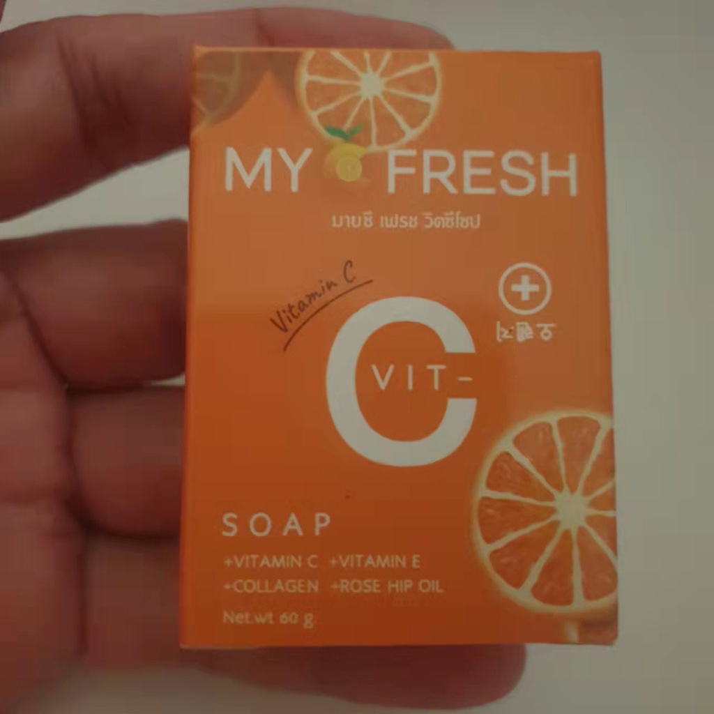 สบู่ MY C FRESH (VIT C SOAP) ทำความสะอาดผิวหน้า | Shopee Thailand