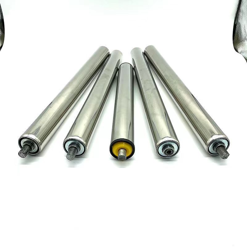 มาใหม่เส้นผ่านศูนย์กลาง 25 38 201 สแตนเลส Unpowered Roller สนับสนุน ...