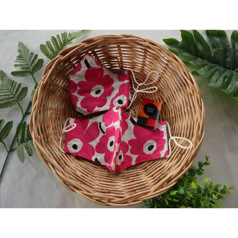 Erinnern.official : Po-ka-dot collection หน้ากากผ้า 3 ชั้น ซับด้วยคอต ...