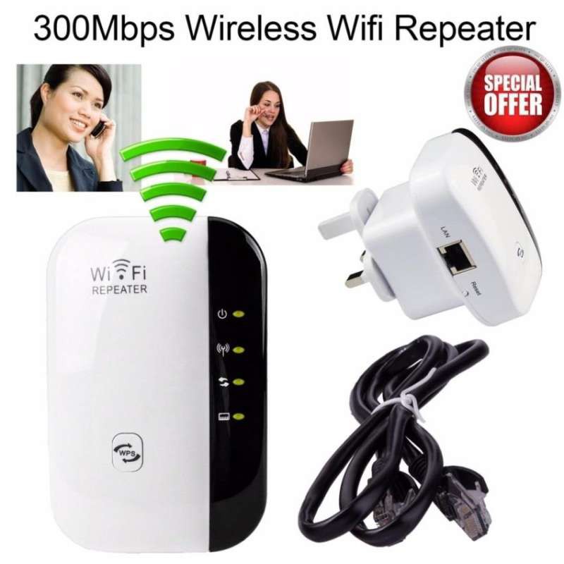 300Mbps Wireless-N WiFi Repeater AP Router Range Signal Extender Booster 802.11 | Shopee Thailand