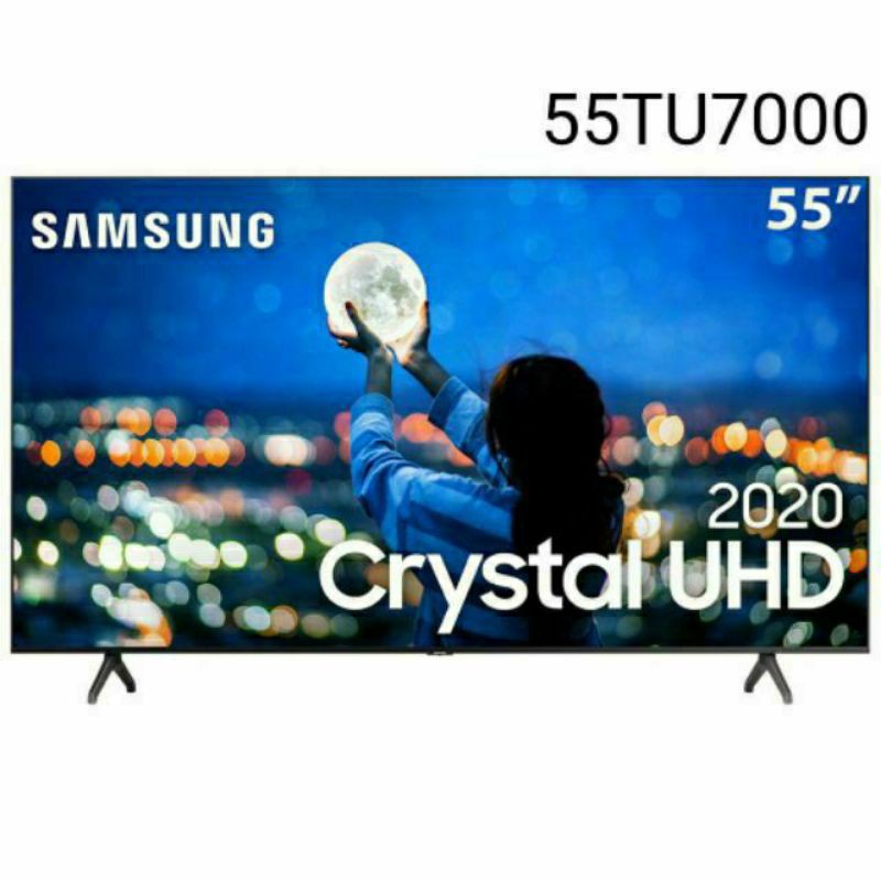 SAMSUNG 55 นิ้ว ทีวี TU7000 UHD LED (55", 4K, Smart) รุ่น UA55TU7000KXXT | Shopee Thailand