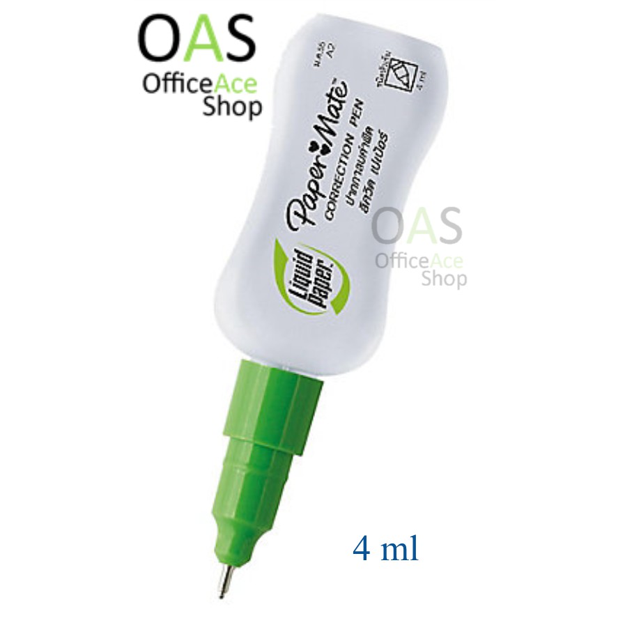 PAPERMATE Liquid Paper/Correction Pen ปากกาลบคำผิด 4ml | Shopee Thailand