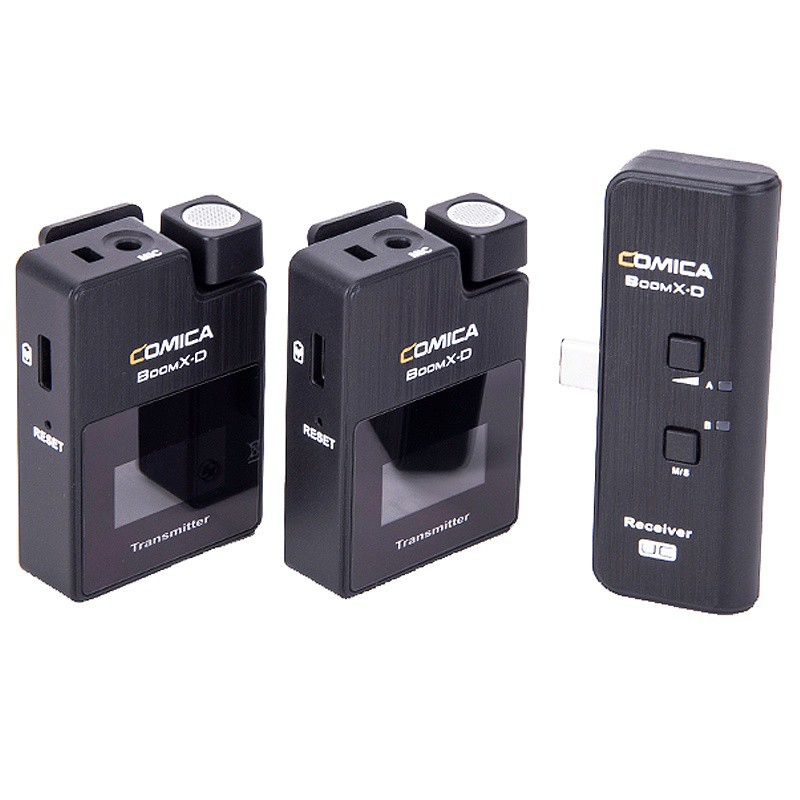 Comica BOOM XD UC2 ไมค์ไร้สาย Dual ขนาดพกพา USB-C | Shopee Thailand