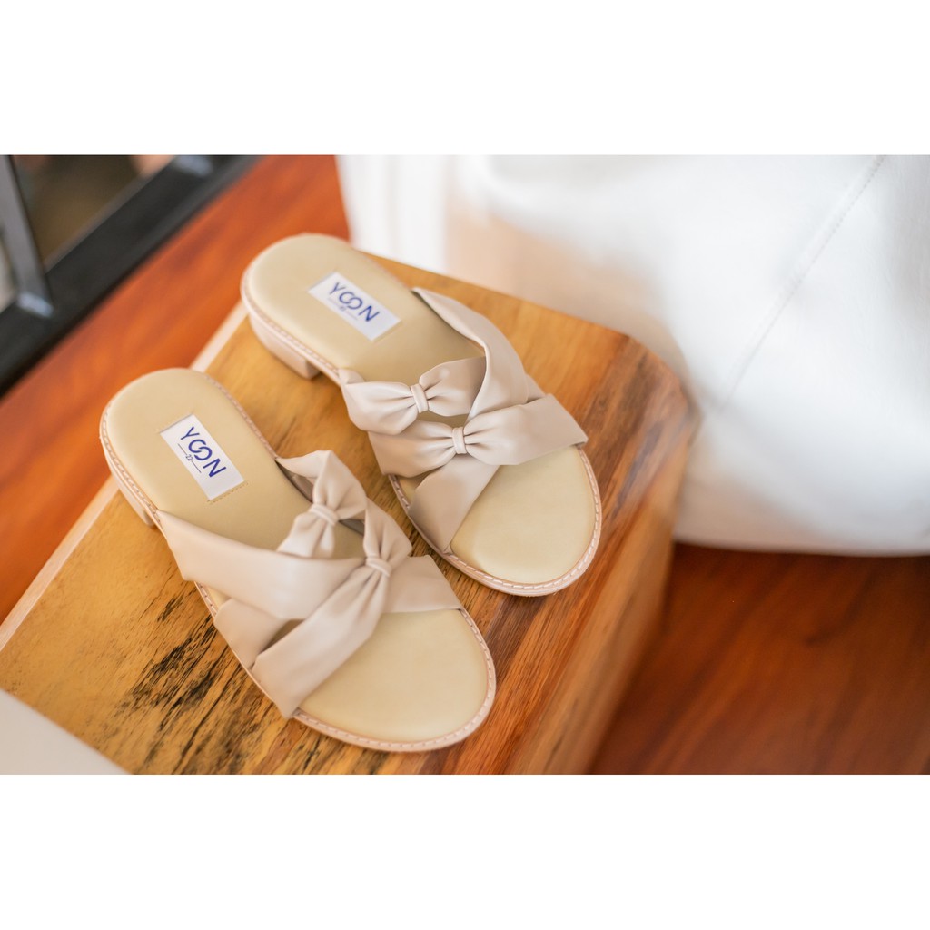 Beau sandals (beige) | Shopee Thailand