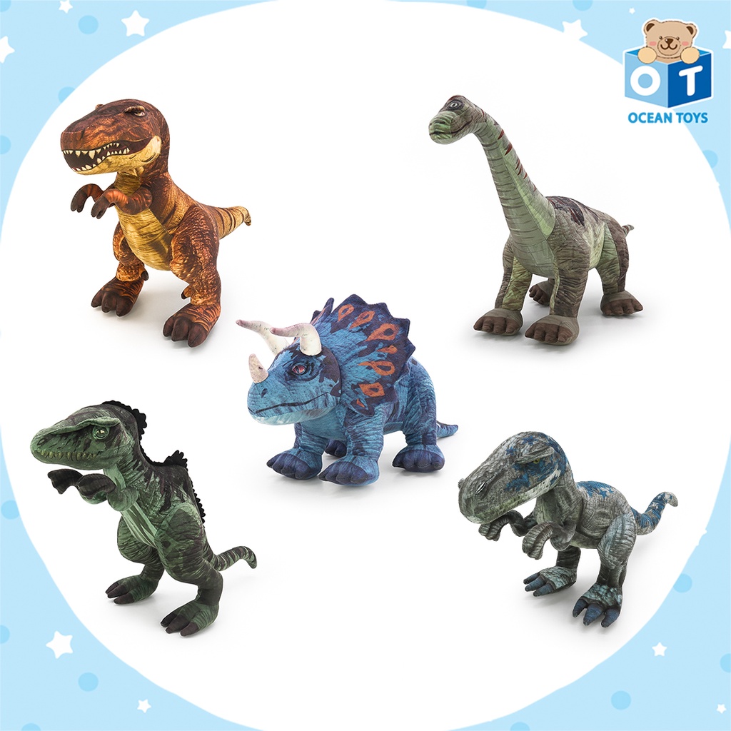 Dino Classic ลิขสิทธิ์แท้ ตุ๊กตา ไดโนเสาร์ T-Rex / Raptor ...