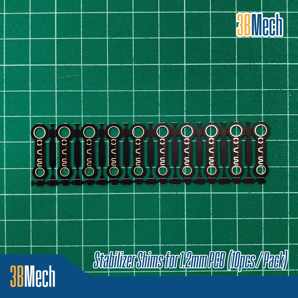 Stabilizer Shims 0.3mm (10 ชิ้น/แพ็ค) สำหรับรอง PCB หนา 1.2mm | Shopee ...