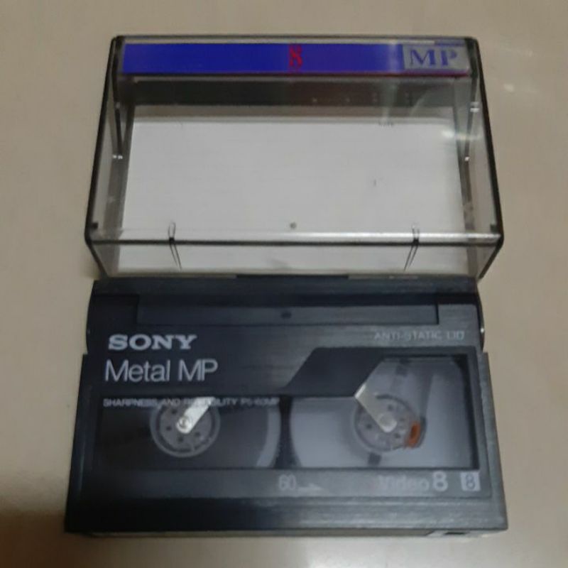 ม้วนเทปวีดีโอ 8mm. sony metal mp/made in japan/เทปVideo 8 mini dv 60 ...