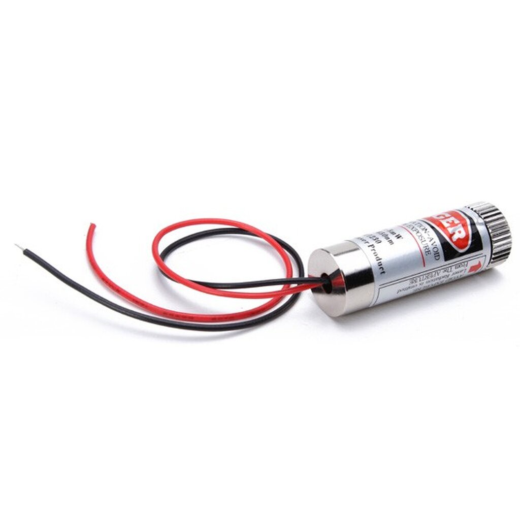 5mW 5V 650nm Red Line Laser Module Industrial grade Metal Body | Shopee ...