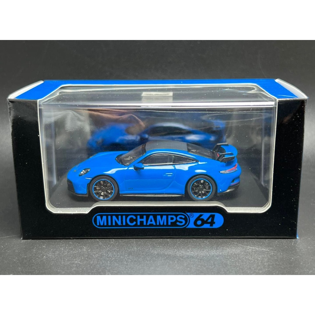Minichamps 64 / PORSCHE 911 GT3 (992) 2021 - SHARK BLUE | Shopee Thailand