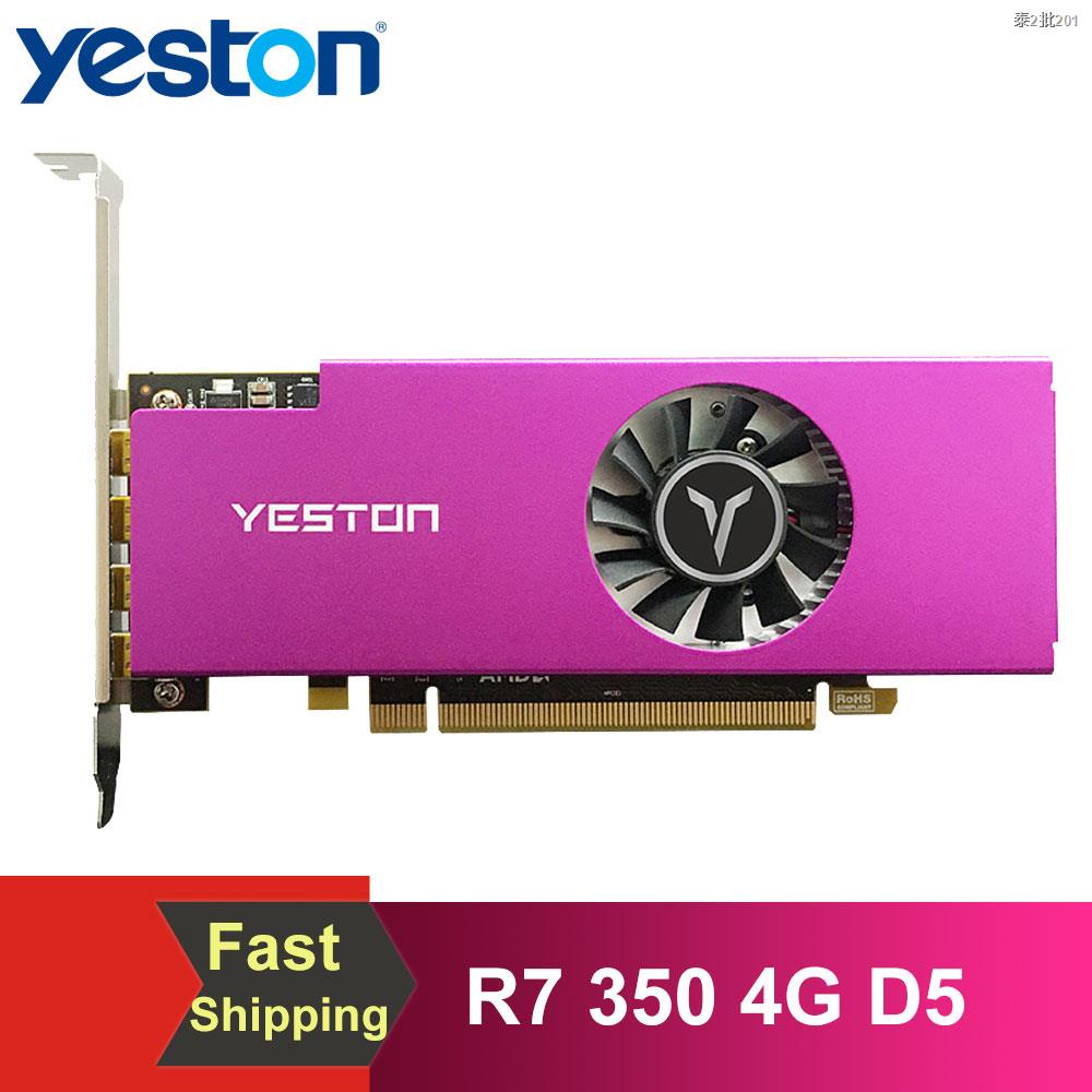 Yeston R7 350 4G D5 4MINIDP 4-screen Graphics Card Support Split Screen ...