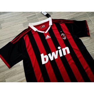 AC MILAN home kit Retro 2009/10 เสื้อเอซี มิลาน ย้อนยุค 2009/10 ...