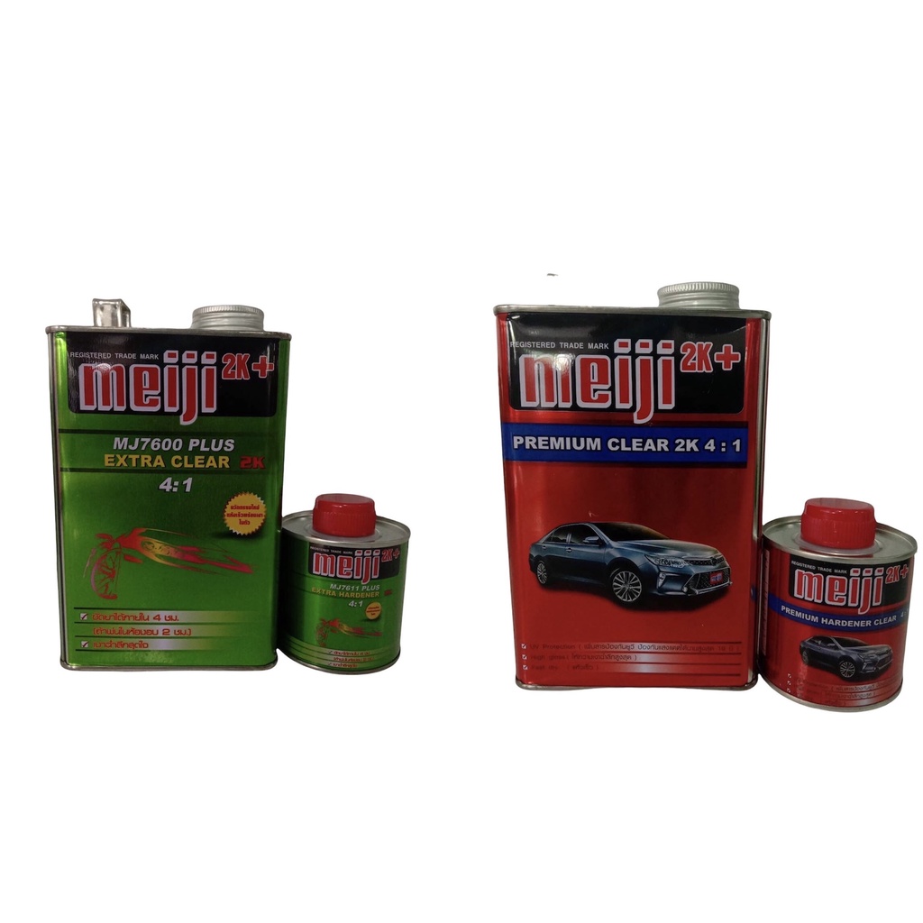 (ชุดเล็ก 1 ลิตร) แลคเกอร์ 2K MEIJI เมจิ 2K TOA KURUMA K4090 รองพื้น 2k ...