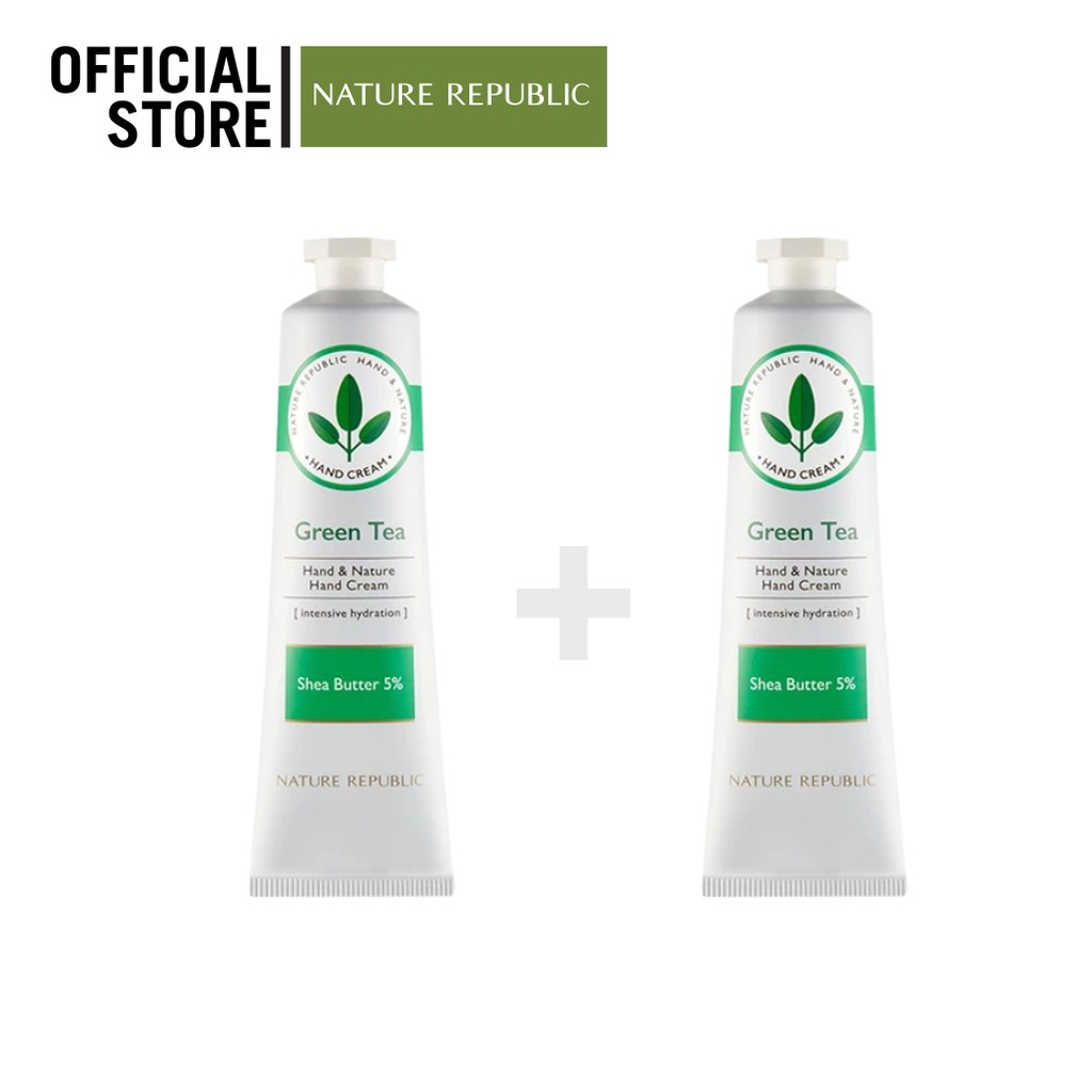 HAND & NATURE GREEN TEA HAND CREAM 1+1 | Shopee Thailand