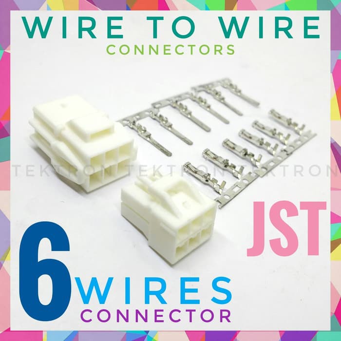สาย JST 6P เป็นขั้วต่อสายเคเบิล, ขั้วต่อสาย HQ 6 พิน, 6 พิน | Shopee Thailand