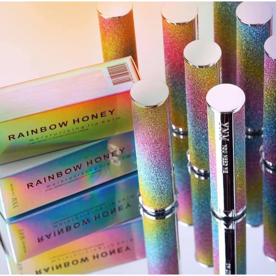 YNM Rainbow Honey Lip Balm You Need Me Moisturizing Lip Gloss Long ...