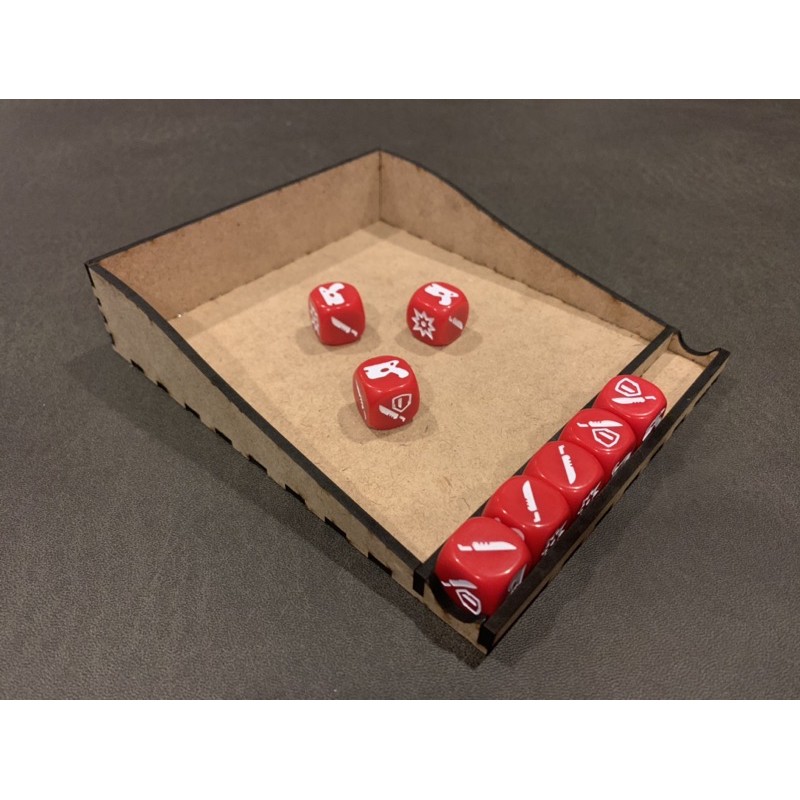 [Laser Cut] Wooden Dice Tray for Game/Boardgame | Shopee Thailand