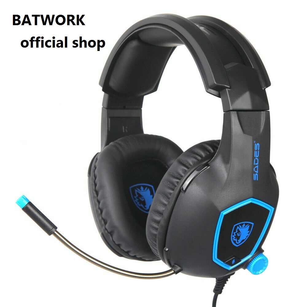 ชุดหูฟังเกมส์เมอร์ SADES SA-818 Gaming Headset เสียงดีมาก สำหรับ PS4 ...