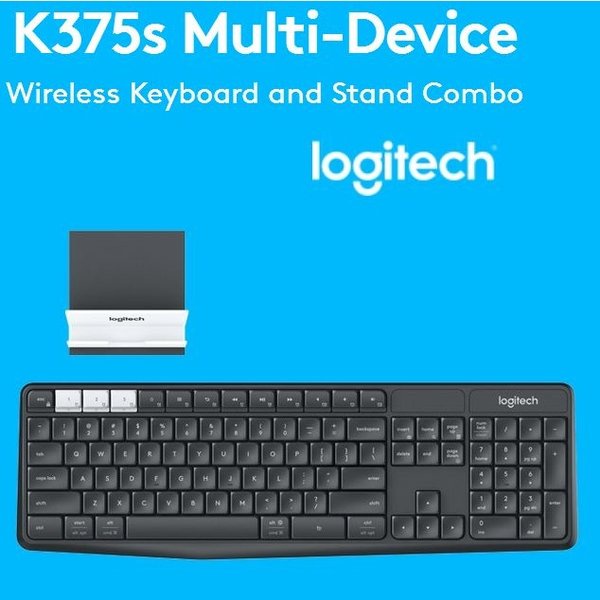K375S-MULIT-DEVICE-WIRELESS-KEYBOARD LOGITECH MULTI DEVICE KEYBOARD KEYBOARD K375S | Shopee Thailand
