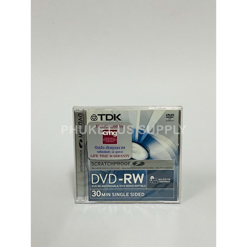 แผ่น DVD-RW ยี่ห้อ TDK สำหรับกล้อง | Shopee Thailand