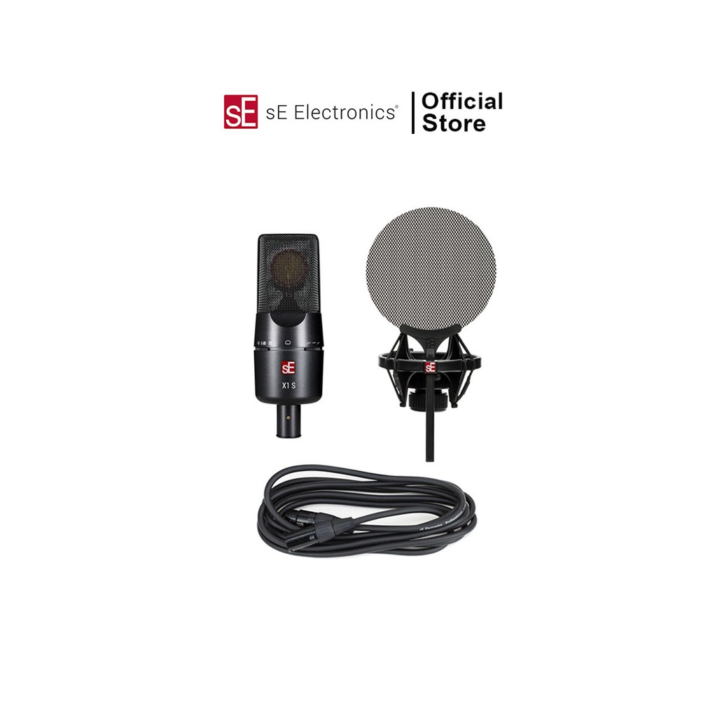 sE Electronics X1 S Vocal Pack ไมค์โครโฟน คอนเดอเซอร์ ที่มาพร้อมแพคเก็จ | Shopee Thailand
