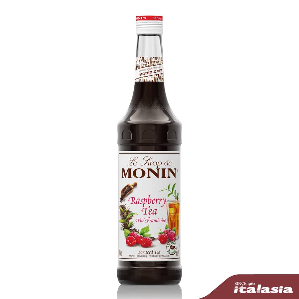 MONIN Raspberry Tea Syrup 700 ML. | โมนิน ราสเบอร์รี่ ที ไซรัป 700 มล. ...