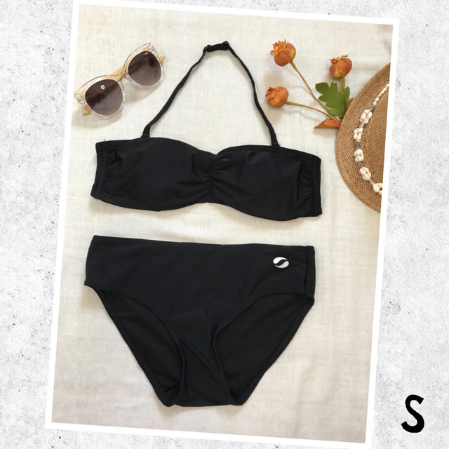 ชุดว่ายน้ำ Bikini ชุดทูพีช Two Piece แบรนด์ Soc ไซส์ S Shopee Thailand