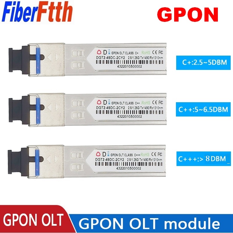 Gpon OLT CLASS B+ C+ C++ C+++ โมดูลออปติคอล PON SFP สําหรับ GPON OLT ...