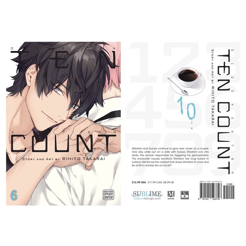 [English] Ten Count VOLUME 1 - 6 finished (Yaoi/BL manga/Y-Comic ...