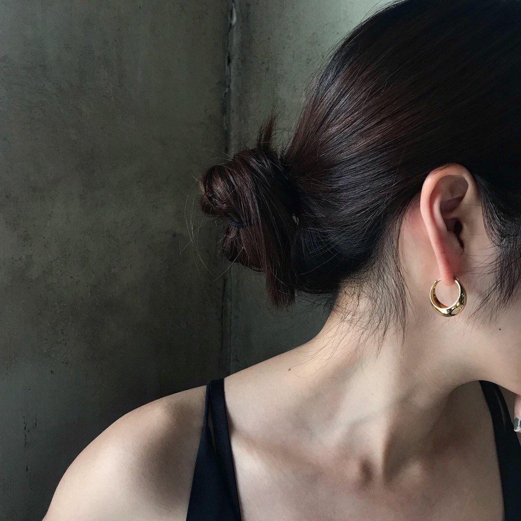 grumpy, lunar earrings (ราคาต่อคู่/price per pairs) | Shopee Thailand