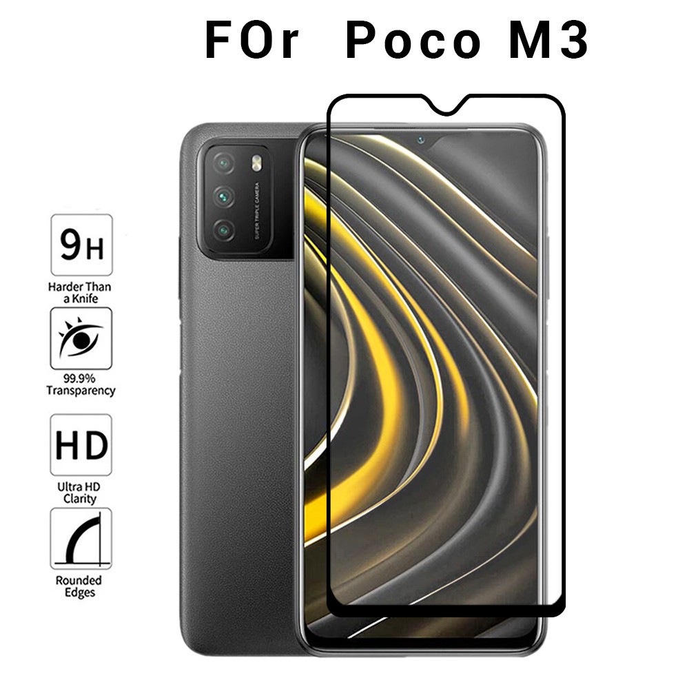 ฟิล์มกระจกนิรภัยกันรอยหน้าจอสำหรับ Xiaomi Mi 5 Poco M3 Mi 10T Pro ...