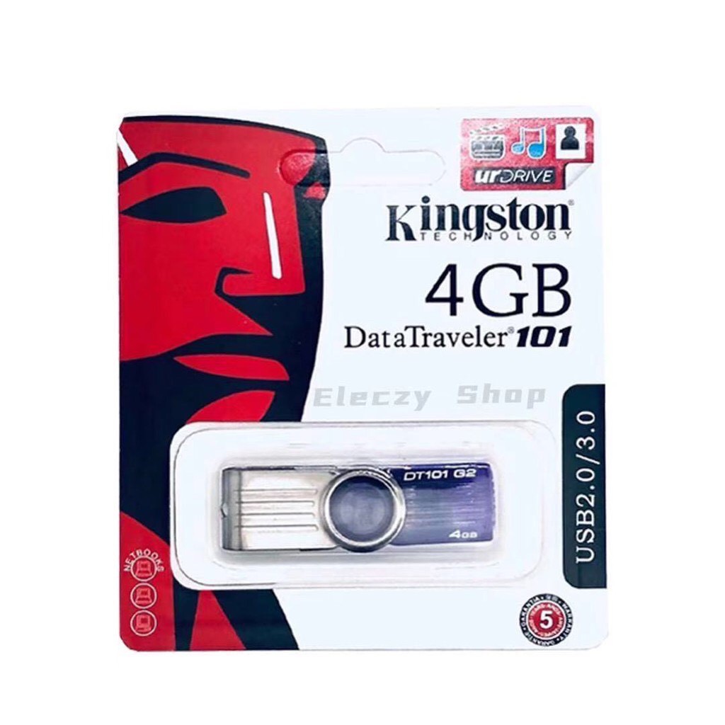 แฟลชไดร์ฟ 2GB/4GB/8GB/16GB/32GBKingston Portable Metal DT101 G2 USB ...