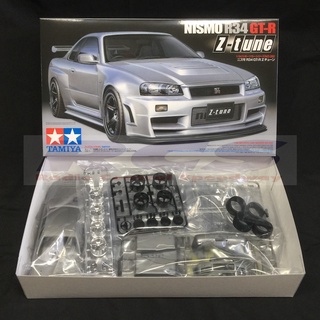 🏆 TAMIYA 24282 ชุดประกอบจำลองมาตราส่วน 1:24 NISMO R34 GT-R Z-Tune NISSAN SKYLINE โมเดลประกอบ ...