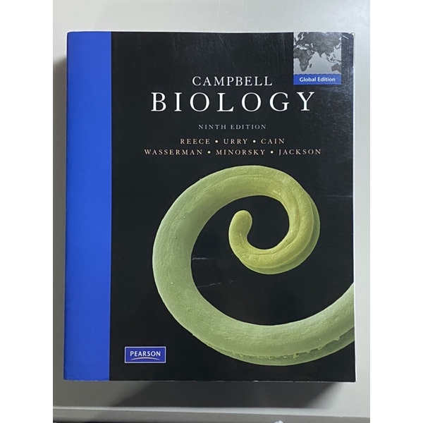 หนังสือเรียนชีววิทยา campbell biology ninth edition ของแท้ สีทั้งเล่ม ...