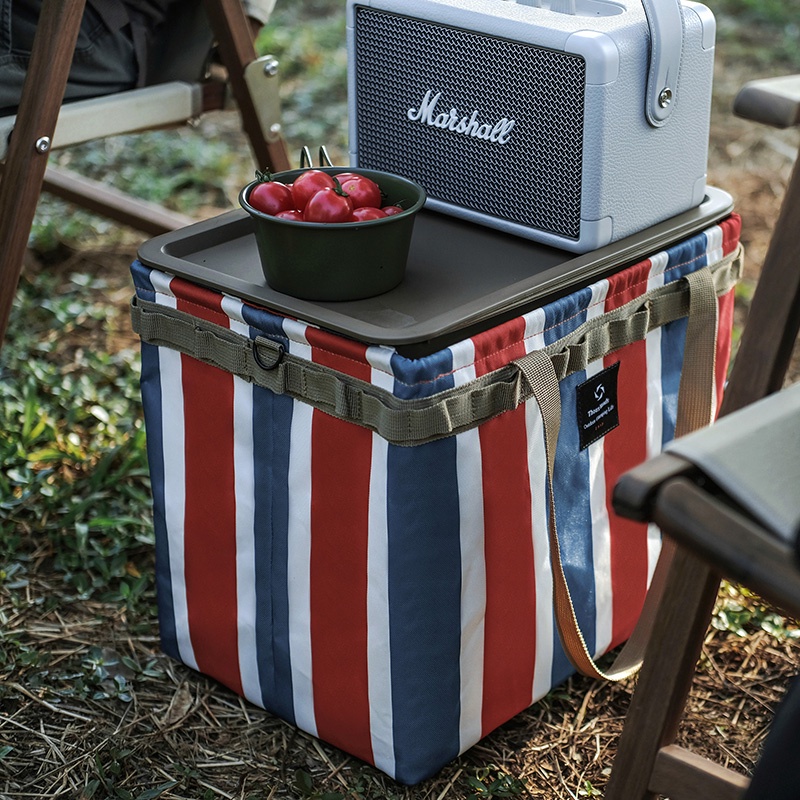 Thous Winds กระเป๋าเก็บของแบบพับได้กลางแจ้ง Self-supporting Camping ...