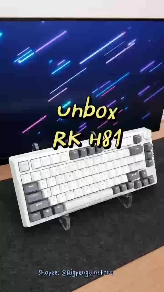 [โค้ดคุ้มลด 20%] RK H81 [รุ่นใหม่] RKH81 Royal Kludge RGB Hotswap คีย์ ...
