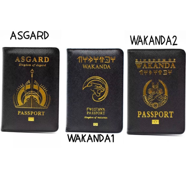 ปกพาสปอต Wakanda Asgard (passport holder) | Shopee Thailand