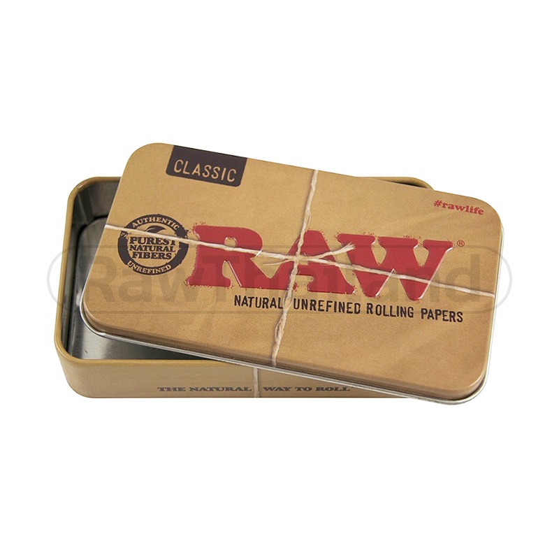 (ของแท้100% ส่งไว)RAW Tin Box กล่องเหล็ก Raw วัสดุ โลหะอย่างดี ขนาด 11 ...
