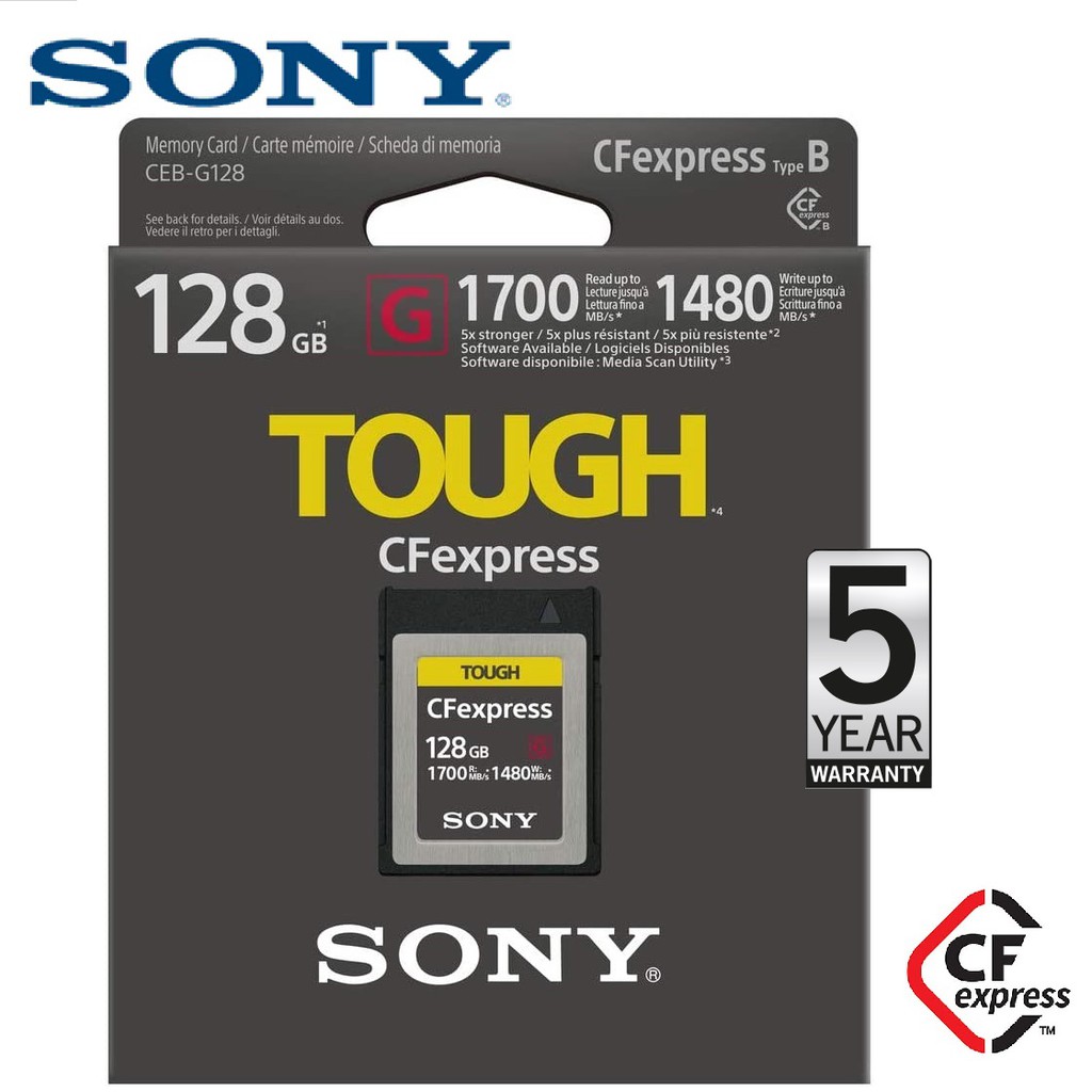 Sony 128GB CF Express TOUGH (Type B) | Shopee Thailand
