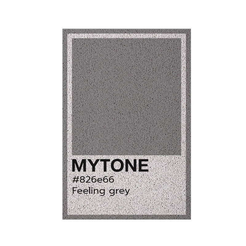 [MT01-00000065] พรมเช็ดเท้า พรมดักฝุ่น ลาย Feeling grey ขนาด 40x60 ซม ...